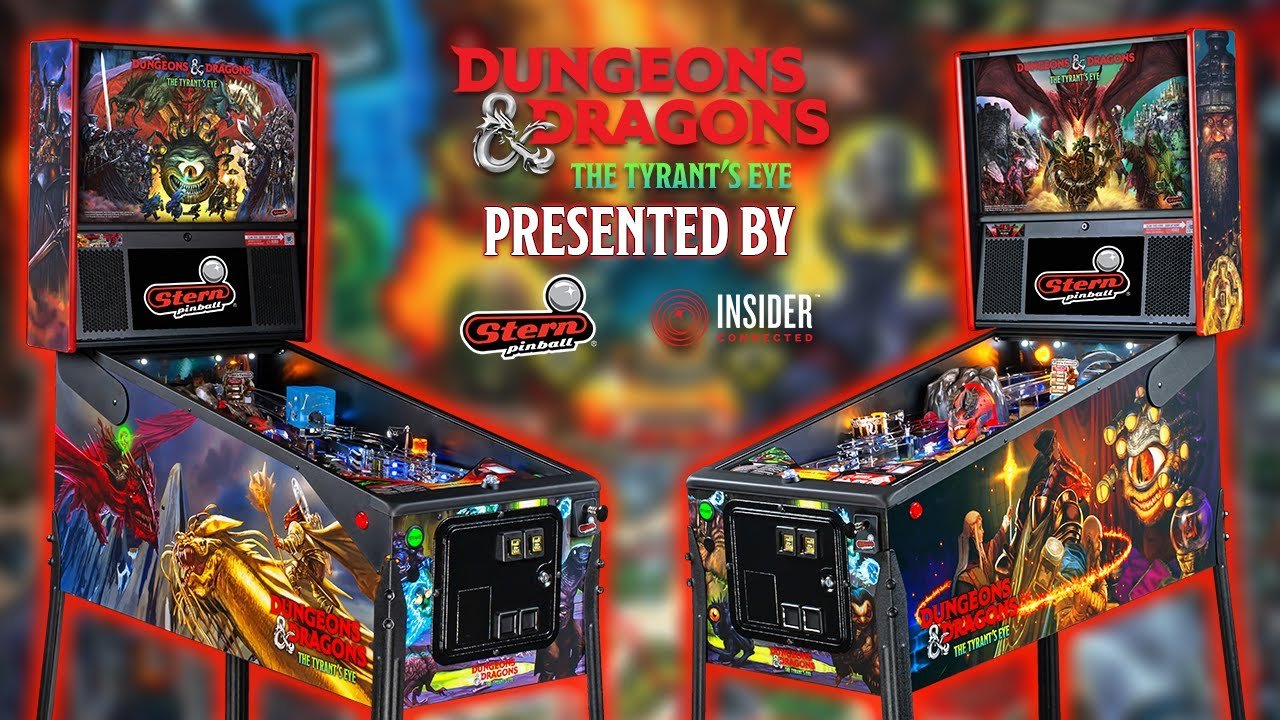 Sterns New Dungeons and Dragons Pinball Machine - Features and Review ...